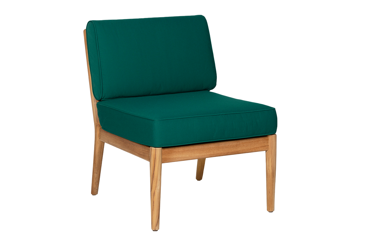 Sienna Teak High Back Lounge Sofa - Mittelmodul – Balconyliving.de